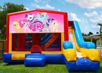 China Multifunction Inflatable Bouncer , Inflatable Cartoon Bouncy Castles For Outdoor Playing for sale