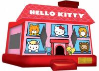 China Cute Red Inflatable Bouncer , Hello Kitty Inflatable Bouncer For Kid Playing for sale