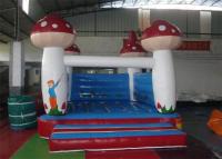China 0.55mm PVC Tarpaulin Inflatable Bouncer , Mushroom Shape Used Party Jumpers For Sale for sale