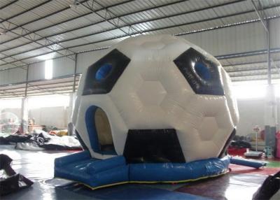 China Kids Double Layers Blow Up / Inflatable Indoor Bouncers With Football Shape for sale