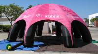China Outdoor Advertising Inflatable Tent , Inflatable Spider Dome Tent with Legs for sale