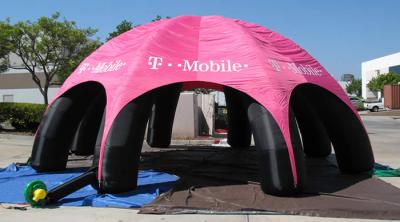 China Outdoor Advertising Inflatable Tent , Inflatable Spider Dome Tent with Legs for sale