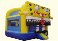 China Safe Commercial Cute Spongebob Inflatable Bouncer House For Children for sale