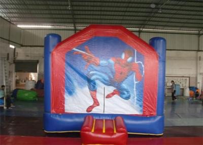 China Funny Spiderman Inflatable Bouncer / Kids Backyard Bouncers For Park for sale