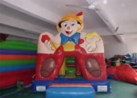 China Boy Printing Sporting Game Inflatable Bouncer With Basketball Hoop for sale
