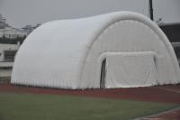 China Professional Outdoor White PVC Inflatable Sport Tent For Event 40 × 15m for sale