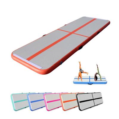 China 15cm Thickness Inflatable Gymnastics Mat Jump Gym Landing Air Track for sale
