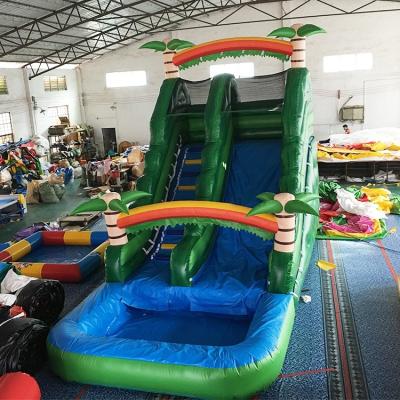 China Custom Made 0.55mm PVC Inflatable Water Slides For Childre 14 Years Age for sale