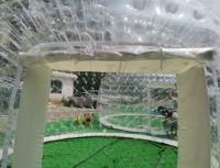 China PVC Transparent Airtight Inflatable Bubble Tent 5m Diameter for sale