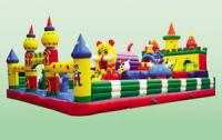 China Tripple Stitch Inflatable Amusement Park Bouncing Castle Obstacle Course for sale