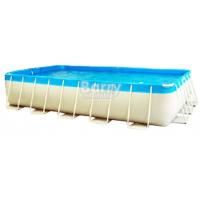 China EN71 Metal Frame Swimming Pool 0.9mm PVC For Summer Amusement Park for sale