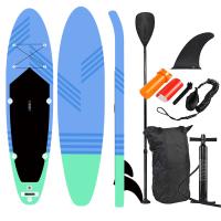 China 0.9mm PVC Non Slip Stand Up Paddle Board Inflatable 300x76x15cm for sale
