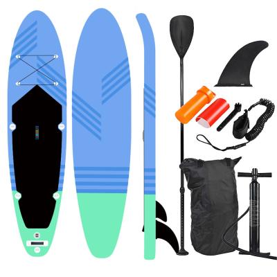 China 0.9mm PVC Non Slip Stand Up Paddle Board Inflatable 300x76x15cm for sale
