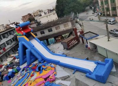 China Large 35m Commercial Inflatable Slide Fire Retardant UV Protective for sale