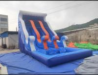 China Amusement Park Inflatable Water Slide Blow Up Bouncy Slide for sale