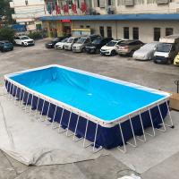China Backyard Tarpaulin Child Portable Water Pool Park Stainless Steel Frame for sale