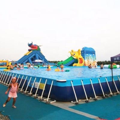 China 0.9mm PVC Portable Water Pool Commercial Swimming Pool Equipment for sale