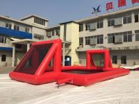 China Tarpaulin Football Field Outdoor Inflatable Sports Games Shooting for sale