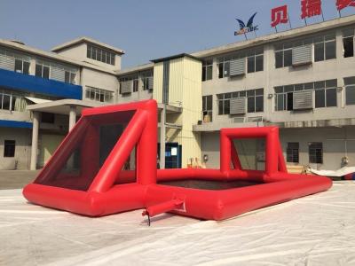 China Tarpaulin Football Field Outdoor Inflatable Sports Games Shooting for sale