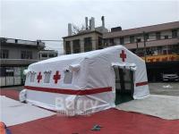 China Air Tight Tarpaulin Inflatable Medical Military Tent For Shelter for sale