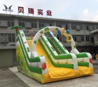 China Waterproof Kids Playground Blow Up Water Slides Animal And Fruit Theme for sale