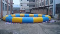 China Plato Blow Up Portable Water Pool With Sand Circal Shape for sale