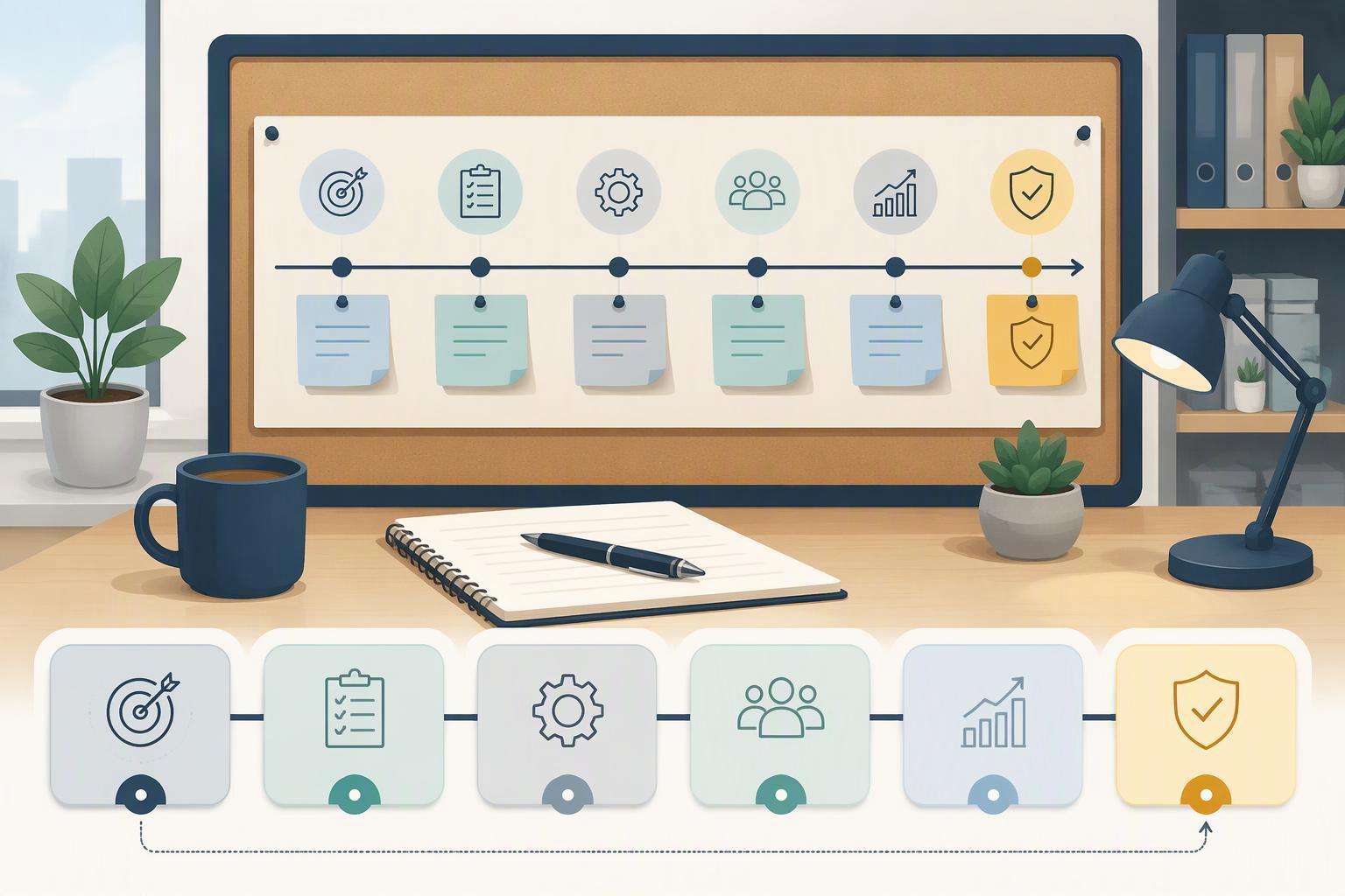 a horizontal development timeline showing requirement definition, design, prototype, EVT, DVT, PVT, certification support, mass production and shippin