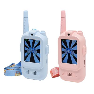 China 2025 New Model Video Walkie Talkie Rechargeable 2.4G Clear Audio with 30Mixel Live Gift for Kids for sale