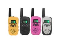 China License Free Pink Kids 2 Way Radio , 0.5W LCD Display Digital 2 Way Radio for sale