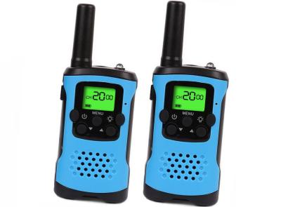 China Long Range Walkie Talkie Toy Voice Activated With Green Backlit LCD Display for sale