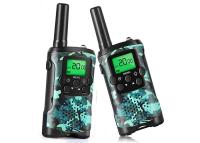 China Portable ABS Material Mini Walkie Talkie , 8-22 Channels Kids Walkie Talkie for sale