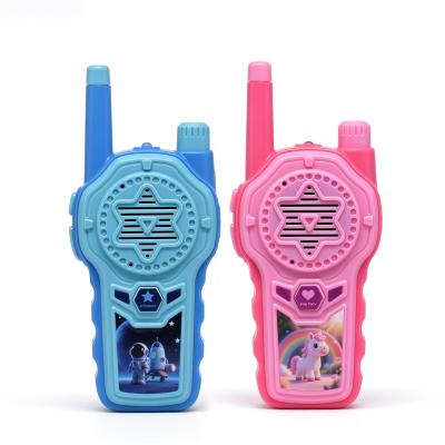 China 2026 New Designed Toy Walkie Talkie for Kids with 500 Meters Range and Built in Flashlight Easy to for Children gifts Outdoor Play and Classmate Gifts for sale