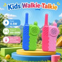 China Kids Walkie Talkie 2 Way Radio with 500 Meters Clear Sound Easy to Operate Portable Communication Device for Children Toys and Family Indoor and Outdoor for sale