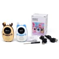 China 1.5KM Long Range Kids Walkie Talkie 3 Channels Clear Sound Easy to Operate Rechargeable Portable Communication Device for Children Toys and Family Indoor and Outdoor for sale