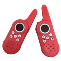 China 0.5W Childrens Walkie Talkies Long Range 3KM 2 Way 3 Channels With Flashlight for sale