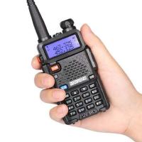 China BAOFENG UV-5R Dual Band 5W Handheld Walkie Talkie Radios for sale