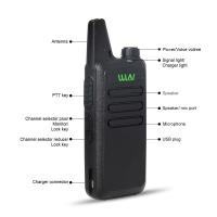 China Low Voltage Alert 1500mAh VHF UHF Two Way Radio for sale