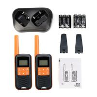 China Two Way Radio 2W Dual Band NOAA Outdoor Walkie Talkie for sale