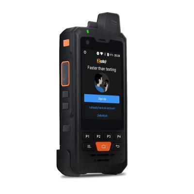 China LTE 4G ZELLO 4000mAh POC Long Range Walkie Talkie for sale
