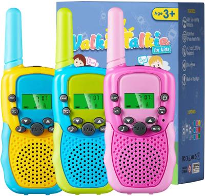 China 8-22 Channels 3km ABS 0.5W 25KHz Kids Walkie Talkie for sale