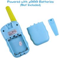 China Portable PTT 5km ABS 0.5W Kids Walkie Talkie 8-22 Channels for sale