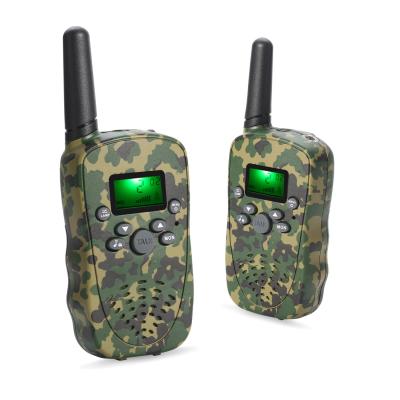China Lcd Display 0.5W 5 Miles 3AA Batteries Walkie Talkie Toy for sale