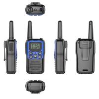 China new model Handheld Long Range Wireless Walkie Talkie set Built In Flashlight For Camping for sale