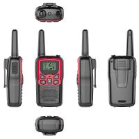 China new model Handheld Long Range Wireless Walkie Talkie set Built In Flashlight For Camping for sale
