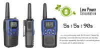 China new model Handheld Long Range Wireless Walkie Talkie set Built In Flashlight For Camping for sale