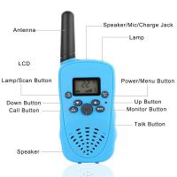China Mini handy talkie with camouflage appearance toys for children two way Public Self Driving 400MHz Walkie Talkie Toy for sale