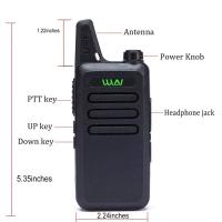 China Gmrs Handheld 2 Way Radio 6KM Portable Walkie Talkie for sale