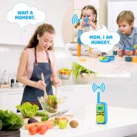 China Blue New Walkie Talkies 8-22 Channel Two Way Radio for Kids Up to 3KM Range handy talkie for sale