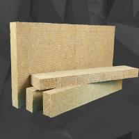 China Yellow Rock Wool Strip Sound Absorption Rockwool Slats Insulation Materials for sale