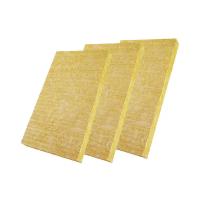 China Yellow Rockwool Sound Absorbing Panels Rockwool Sound Absorber Slab ISO9001 for sale